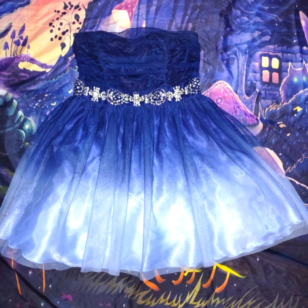 Starry Night Fairy Tulle Prom Dress - Gem